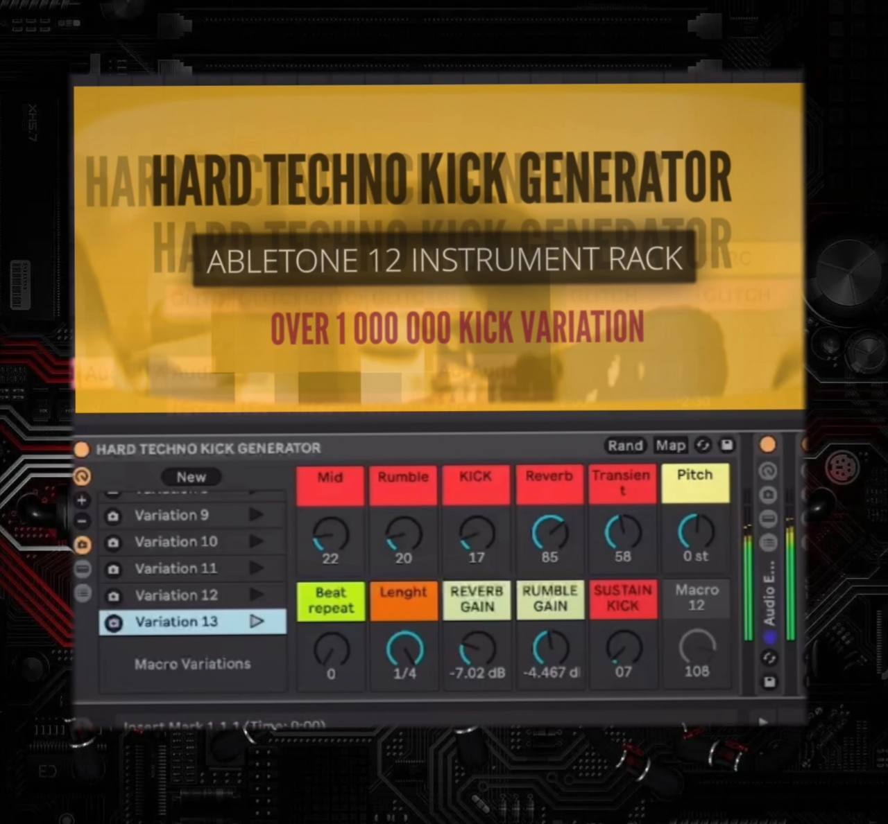HARD TECHNO KICK GENERATOR - MAIN SNIFFER ENGINEER | Boosty