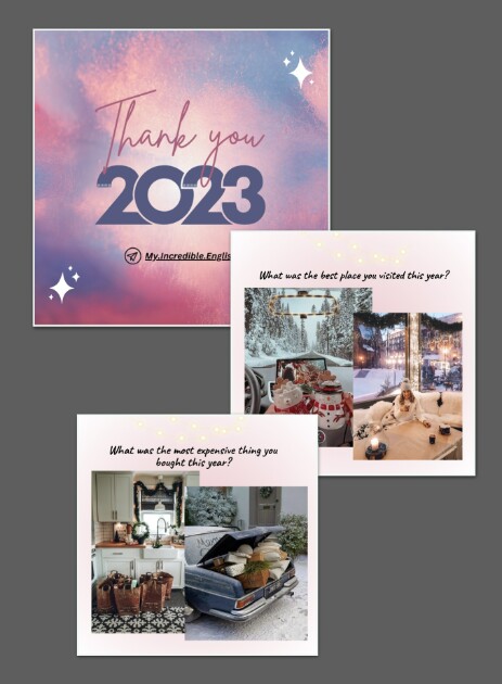 Thank you 2023. B1 - My.Incredible.English | Boosty