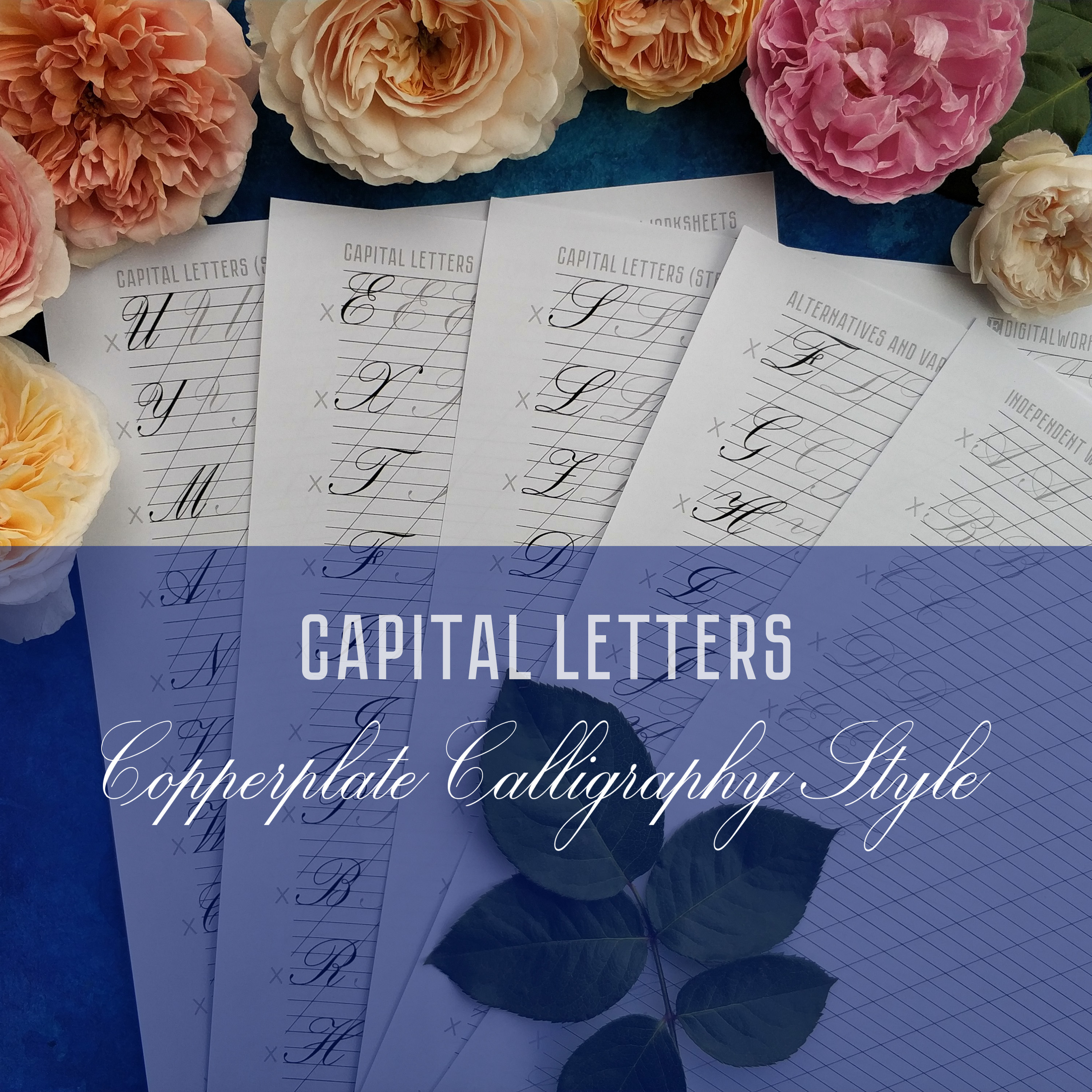 Copperplate - Capital Letters - Good Worksheets | Boosty