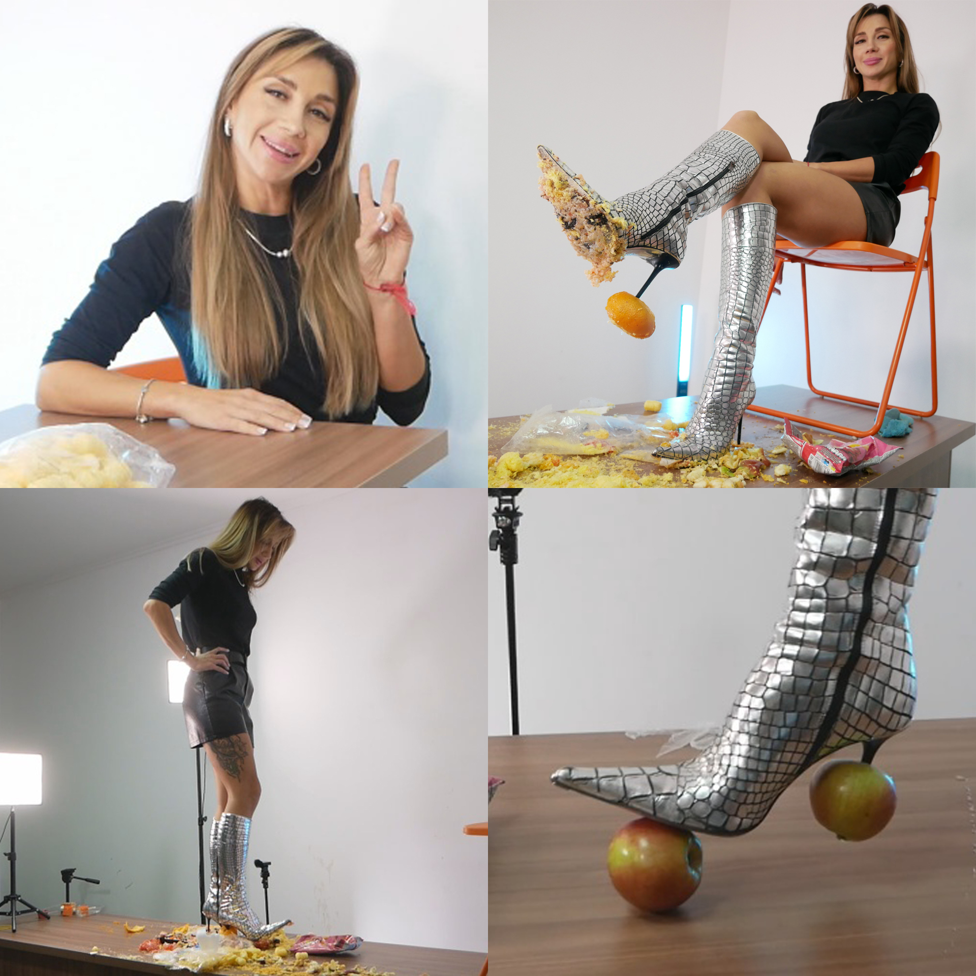 Catherina High Heels / Crush Fetish / Russian Girl / Custom Video / Crush Food - Andrewboots ...