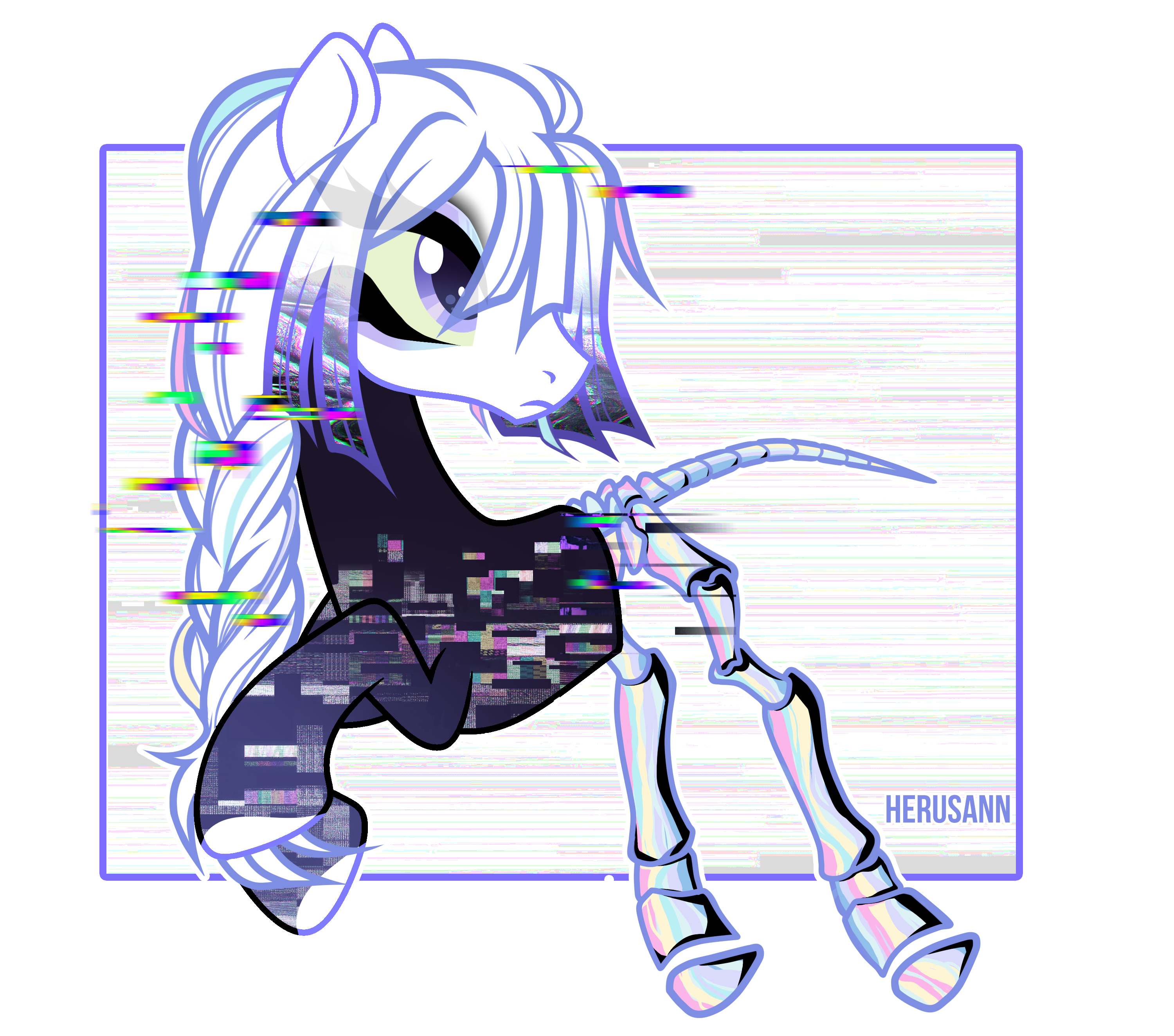 Glitch pony - HeruSann | Boosty