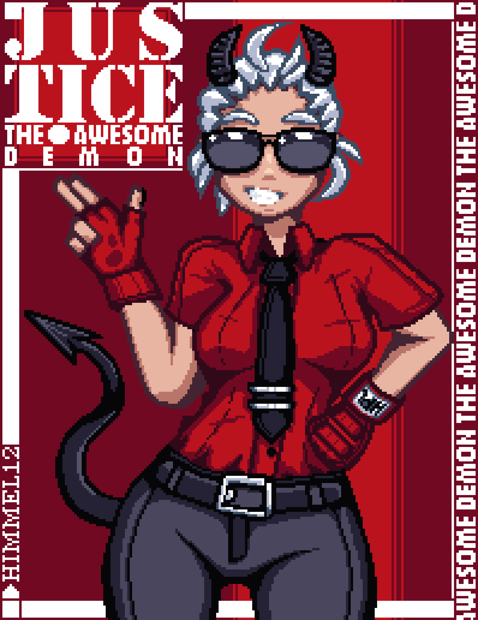 Helltaker Justice The Awesome Demon Ottohimmel12 Boosty