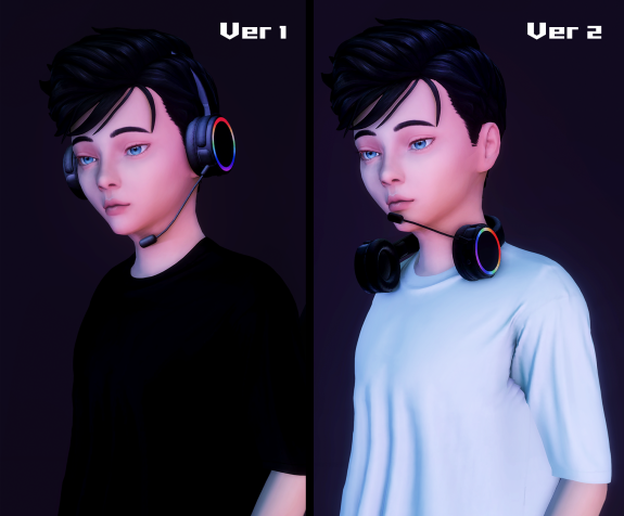 Gaming headphones for child Sims 4 Converting - Julia Blossom | Boosty
