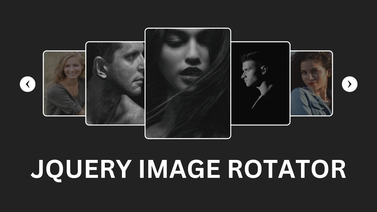 Как сделать ротатор изображений с помощью JQUERY || How to make Image Rotator using JQUERY ...