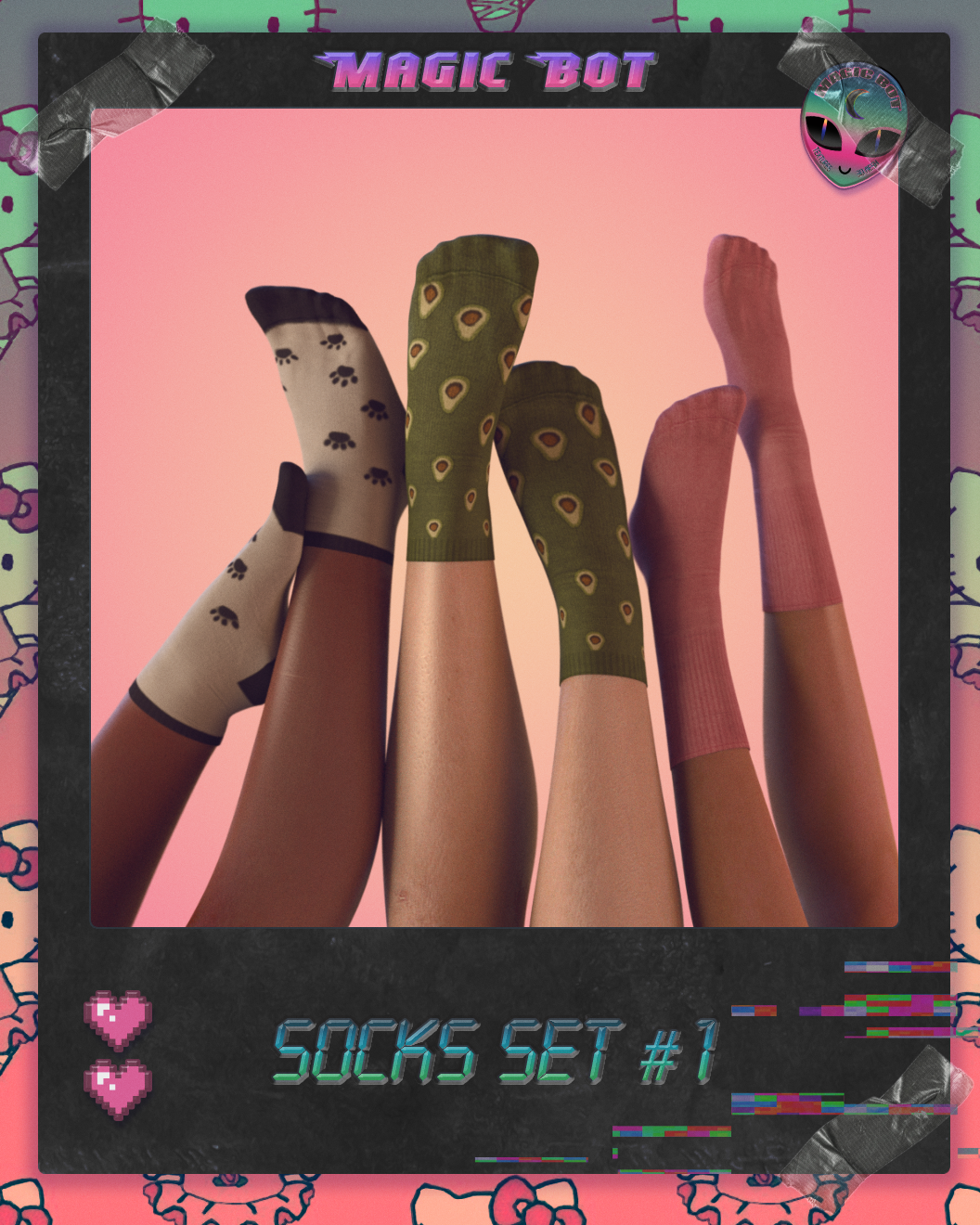 👽 SOCKS SET #1 - MADMAN | Boosty