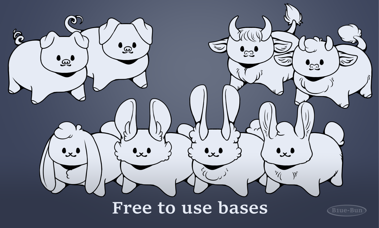 F2U BASES [ 9 ] - B1ue-Bun | Boosty