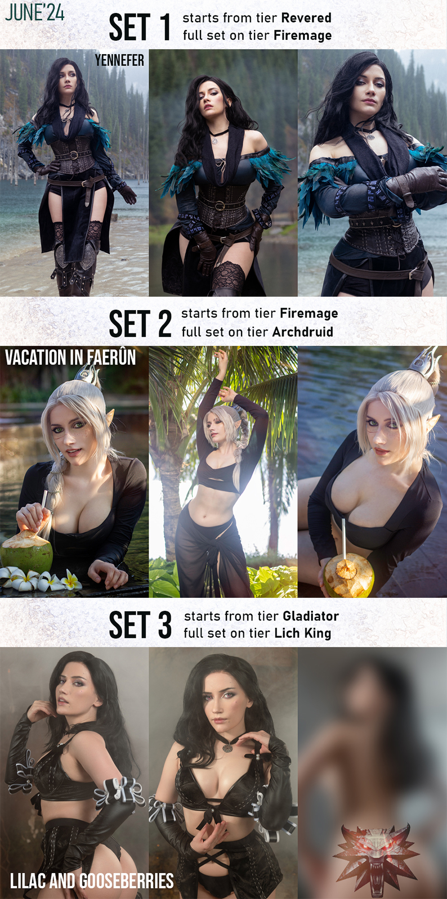 Полный список наград Июня + обновление уровней - Narga | Boosty