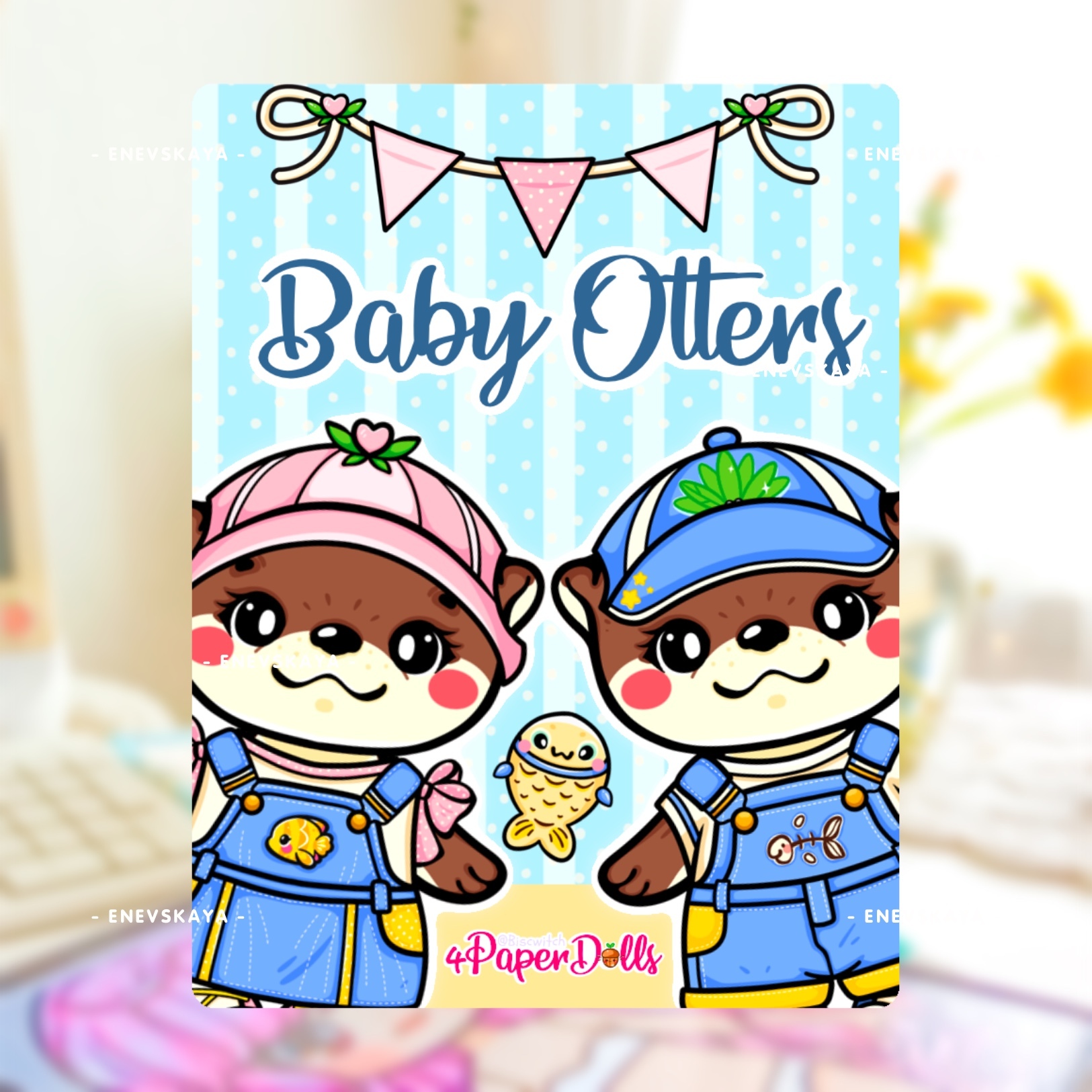 BABY OTTERS PAPER DOLLS REVIEW - Elena Nevskaya | Boosty