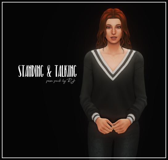 Standing & Talking pose pack - RJayden | Boosty