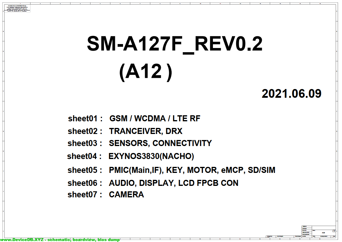 Samsung Galaxy A12 SM-A127F Schematic and BoardView.PDF - DeviceDB.XYZ | Boosty