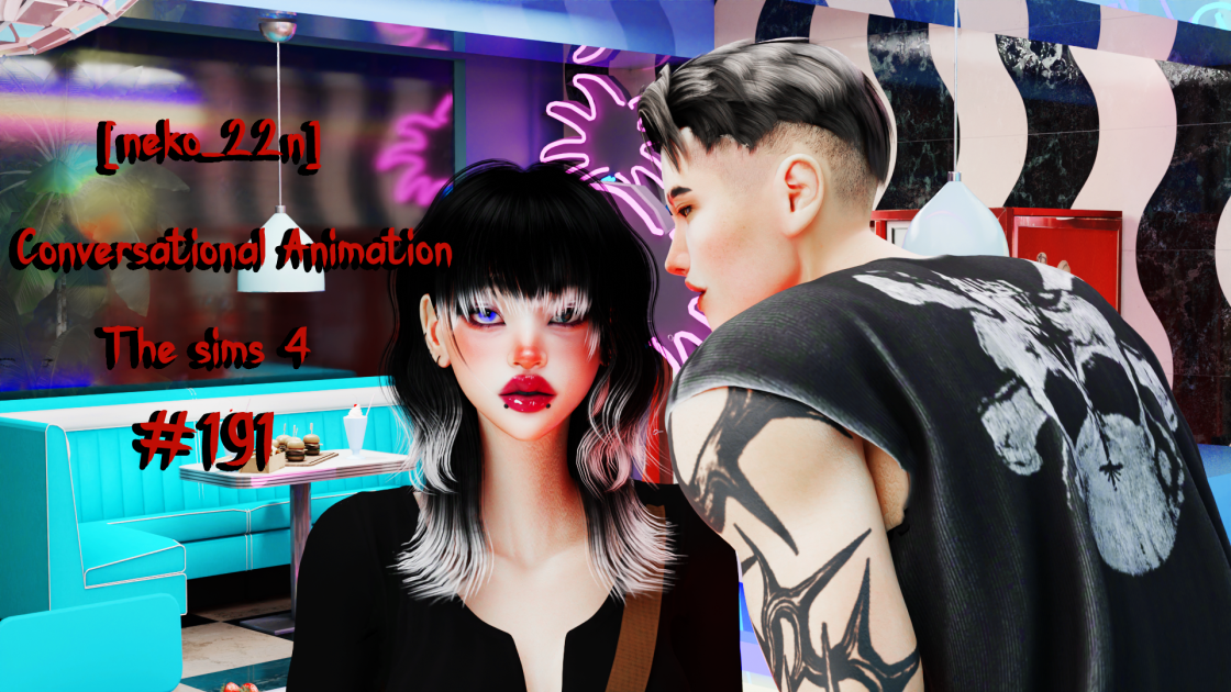 ️[neko_22n] Sims4 Conversational Animation #191 ️ - Neko_22n Neko | Boosty