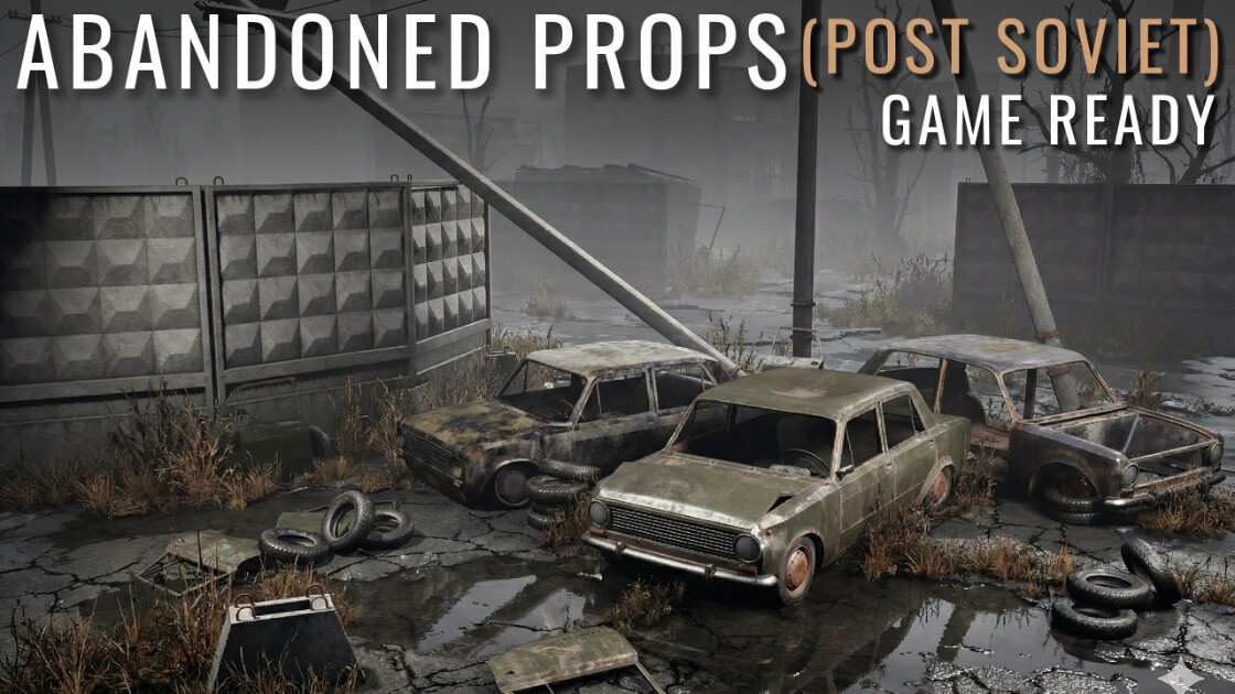 Abandoned Props Pack (Post-Soviet Style) - zver | Boosty