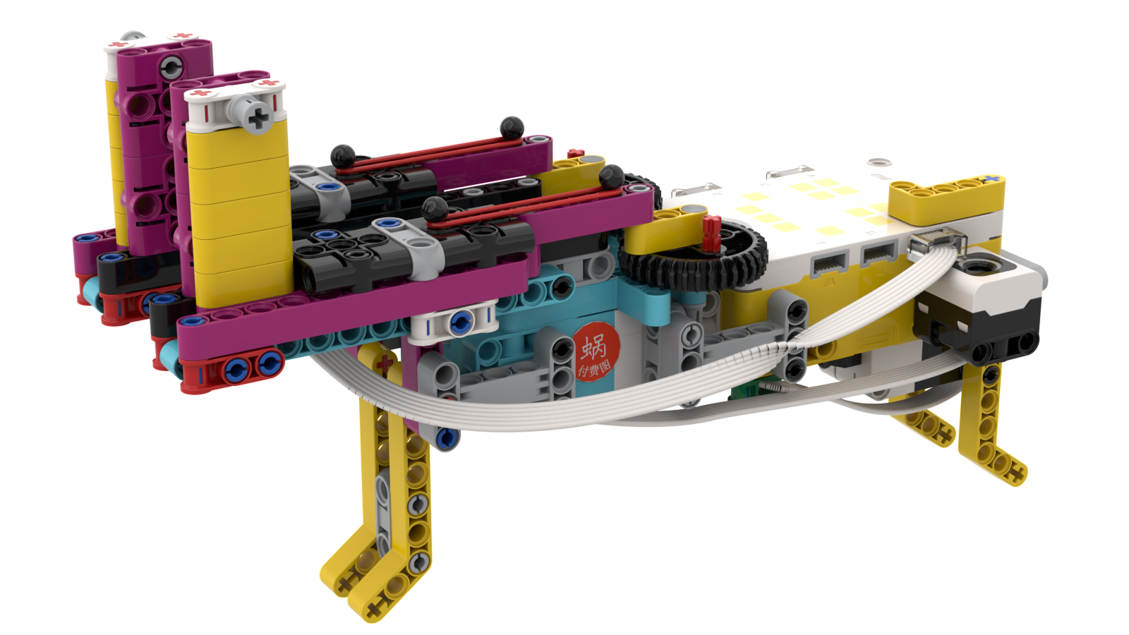 LEGO SPIKE PRIME | Double barrel gun - mei harry | Boosty