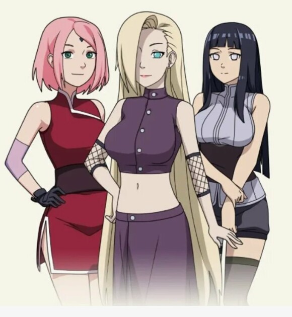 NARUTO X INO X SAKURA X HINATA X TSUNADE | HAREM LEMON (Full Movie ...