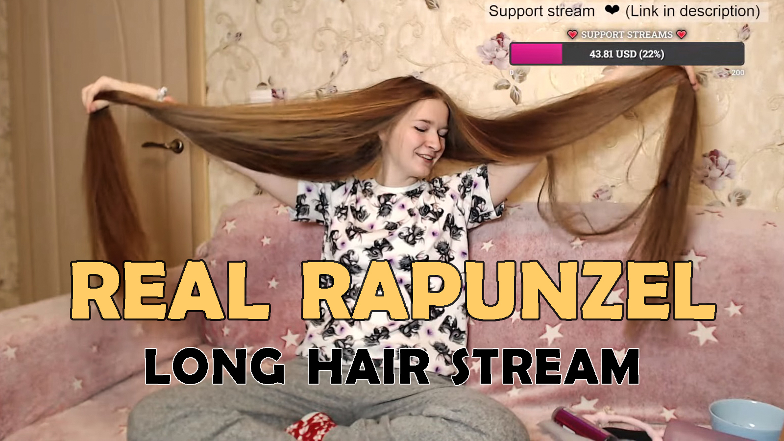 Hair Stream after washing 🌊 (YouTube & Twitch💘 20:15 UTC) - Nyata ...