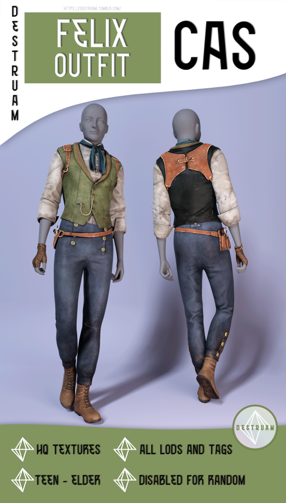 Felix outfit - DESTRUAM | Boosty