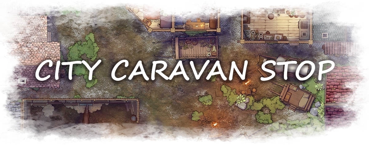 City caravan stop [32x44] - TacticalMap | Boosty