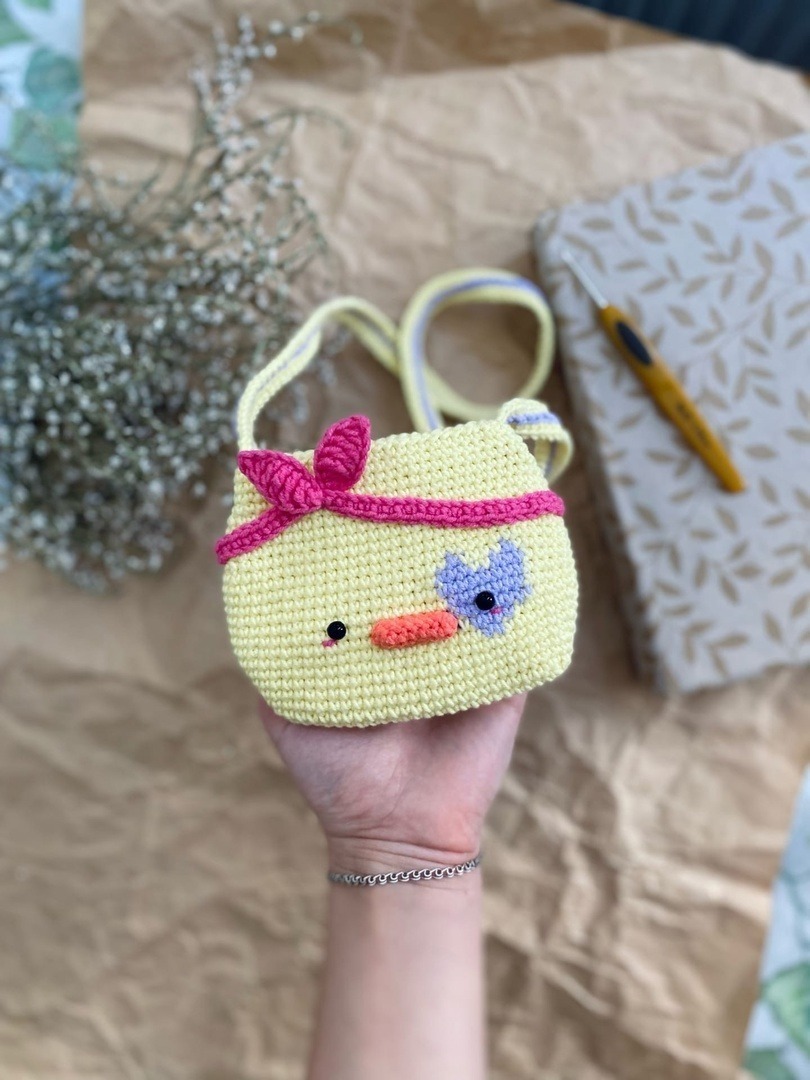 6) Crochet pattern bag purse duck pdf tutorial - Crochet_by_Belousova ...