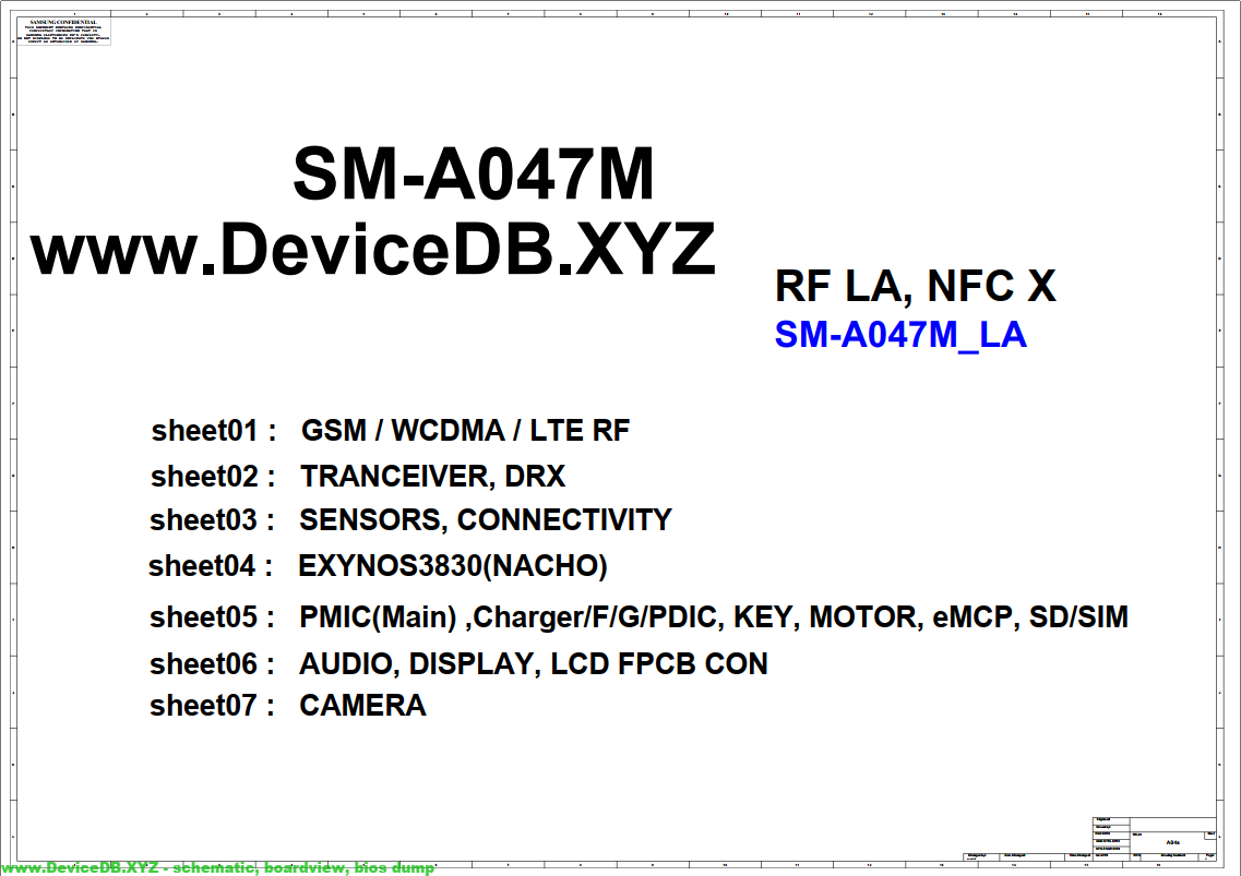 Samsung Galaxy A04s SM-A047M Schematic and BoardView.PDF - DeviceDB.XYZ ...