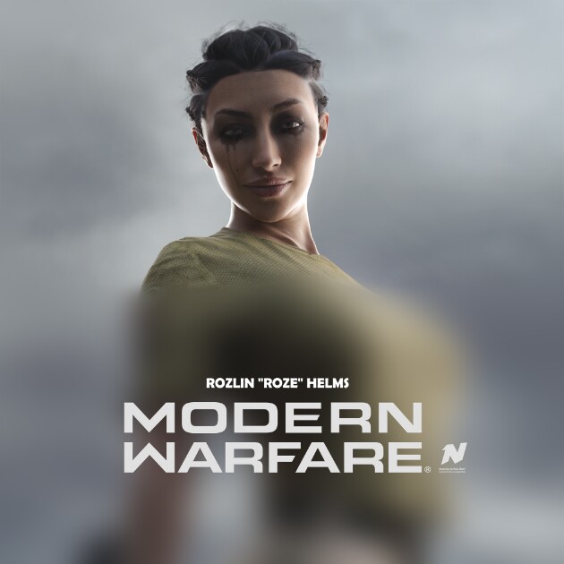Rozlin "Roze" Helms. COD Modern Warfire II. 3 version (10K Quality + BW ...
