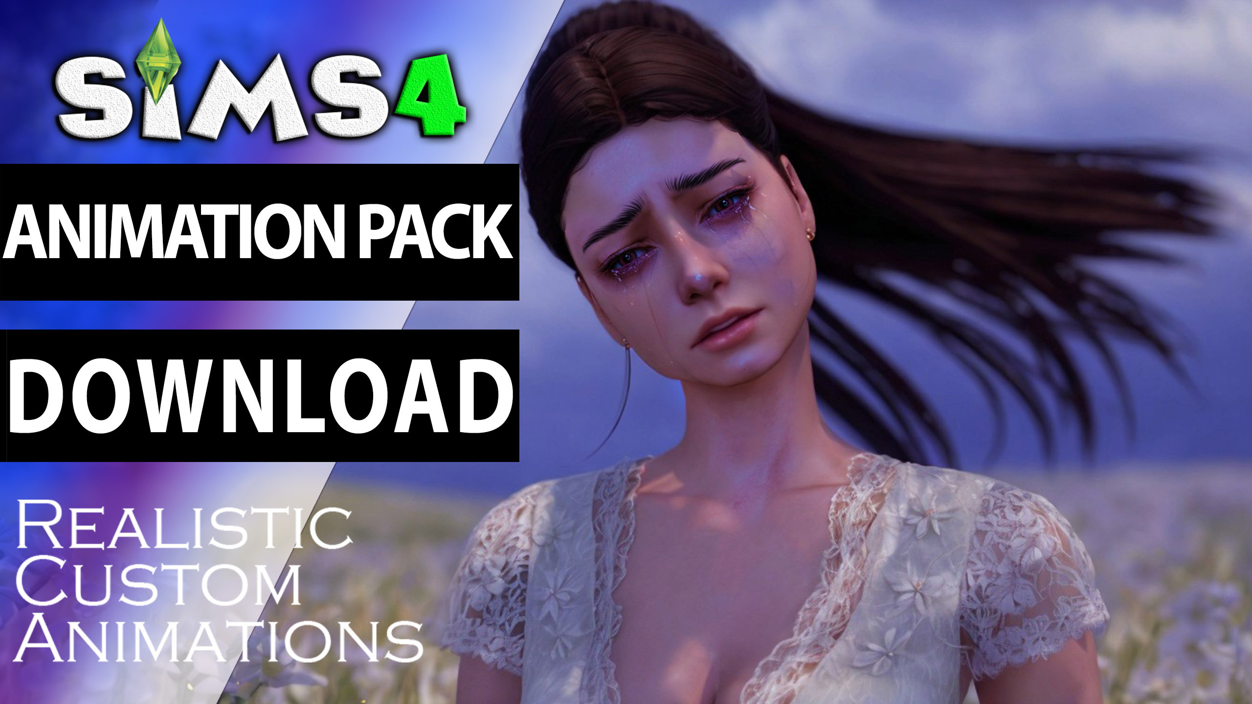 Realistic MEGA PACK Animation Sims 4 Download FREE - Sinnora Studios ...