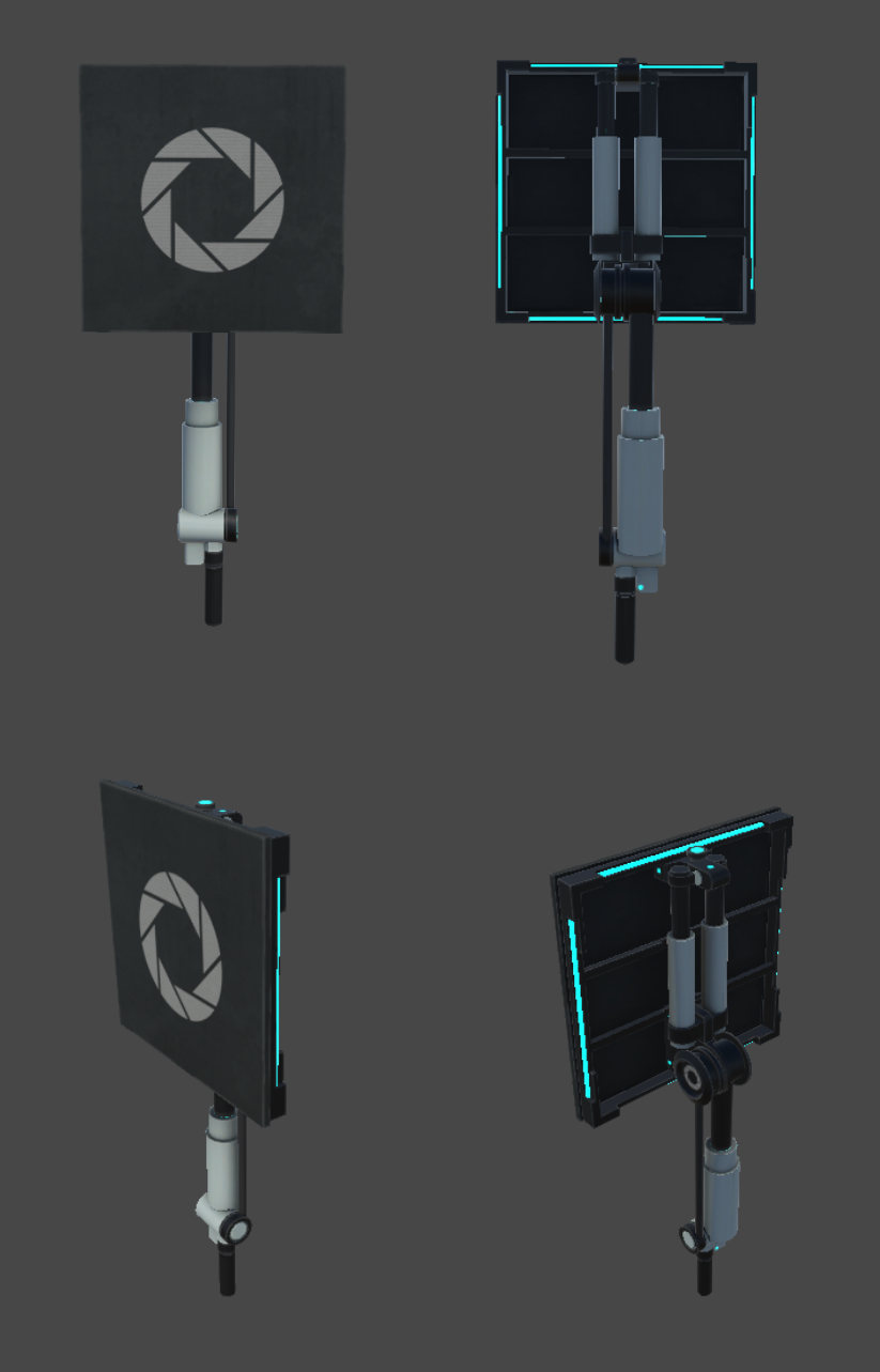 Portal plate objector - unity prefab and fbx for blender support ...