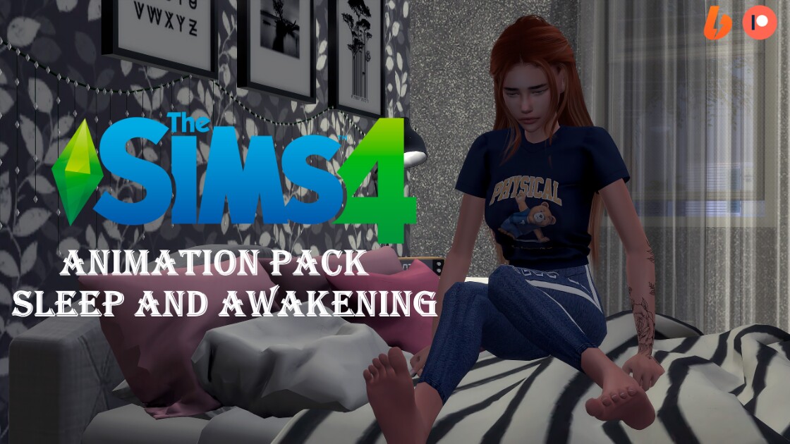 Sims 4 Animation pack sleep and awakening (DOWNLOAD) - Foxsi | Boosty