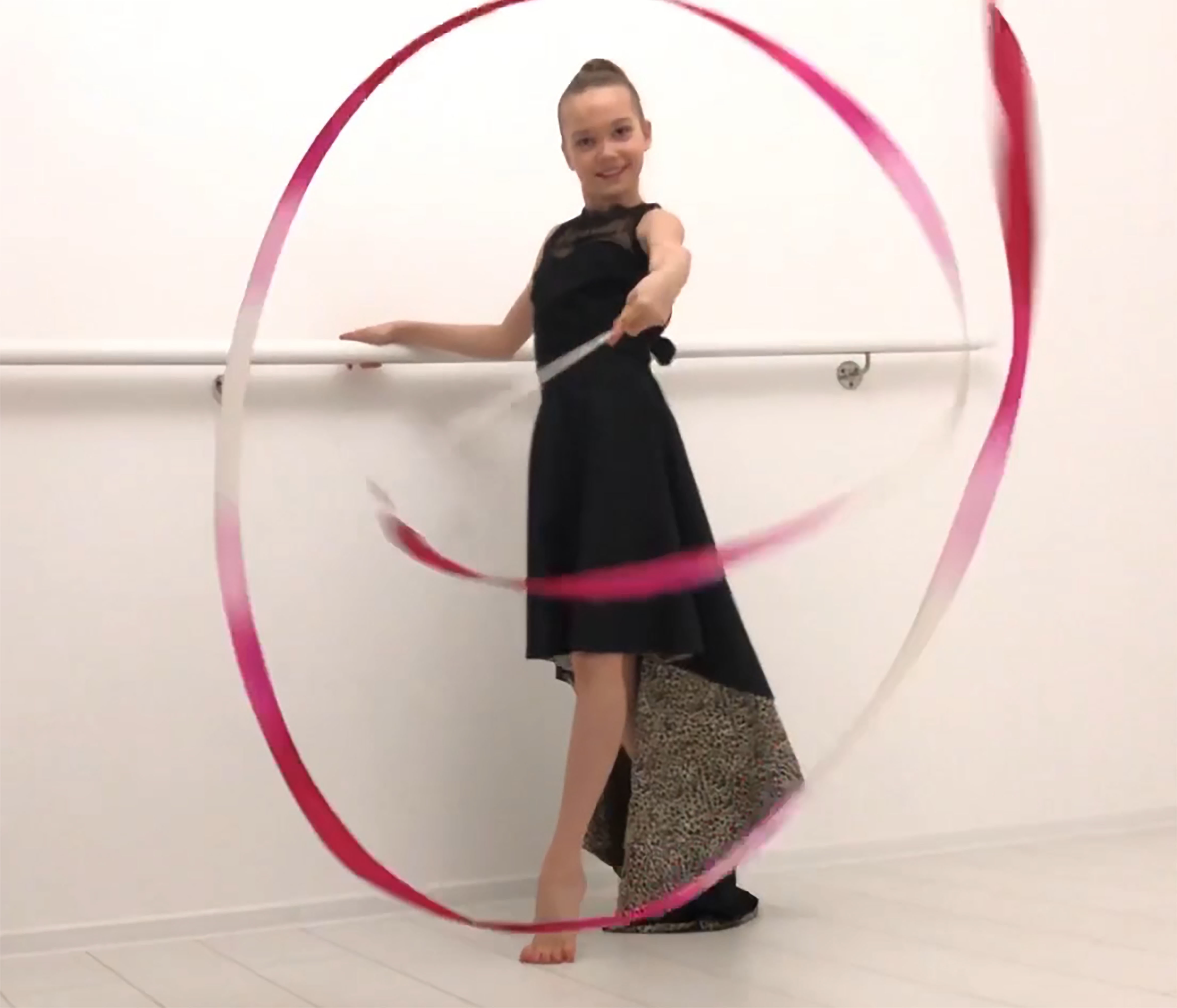 Gymnastic Improvisation In A Beautiful Dress Tina Boosty
