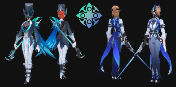 Frost Operative and Wind Operative Set (Genshin Impact) - Sims 4 ...