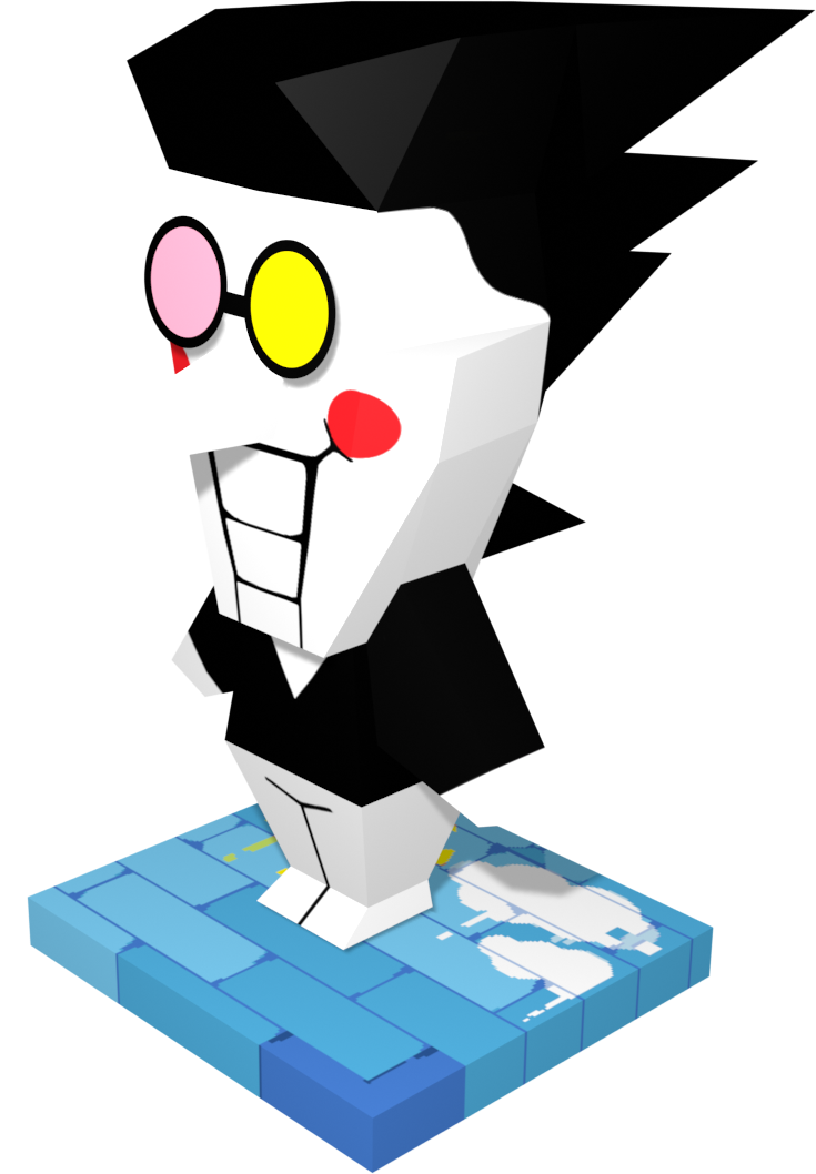 Spamton Papercraft - KetrinDarkDragon | Boosty