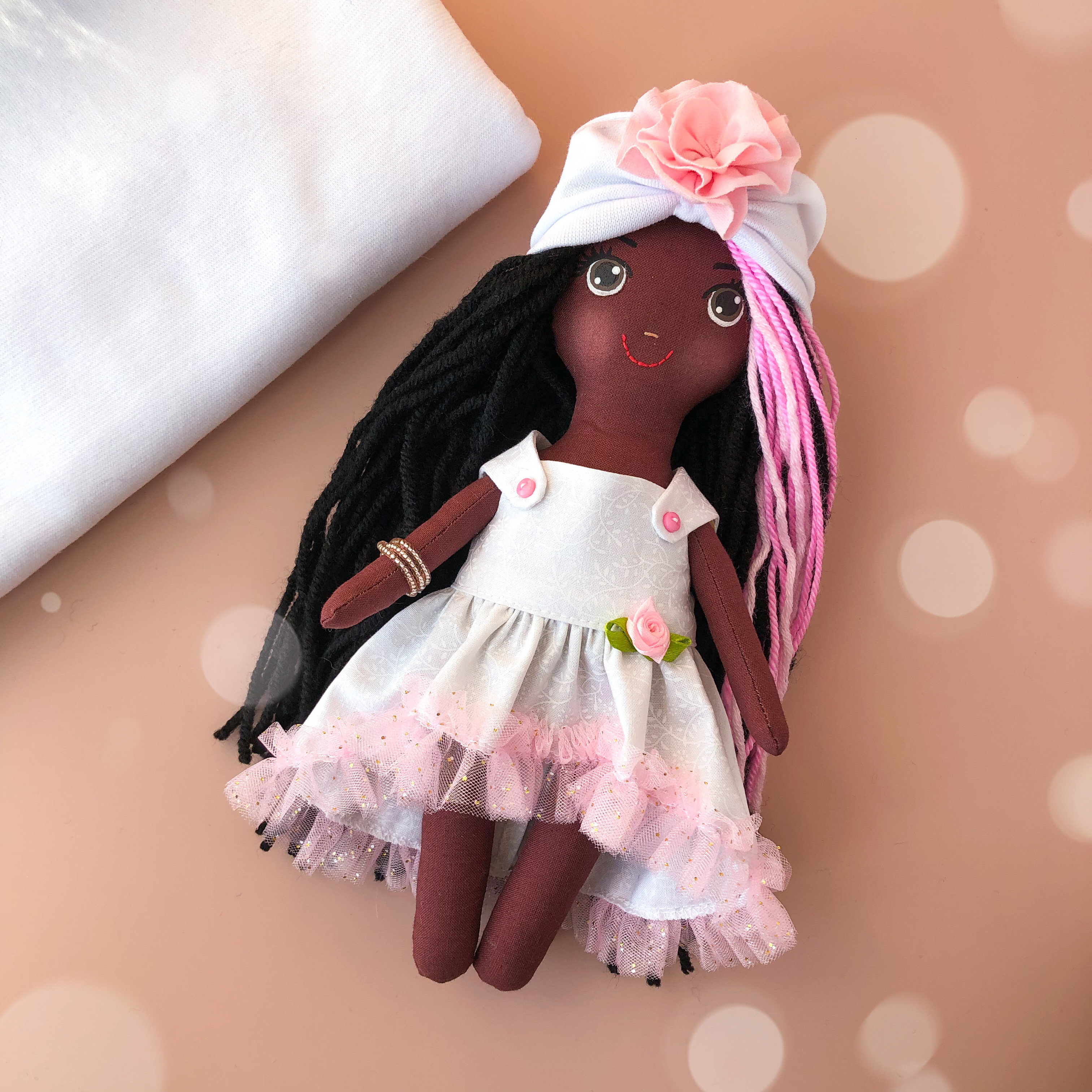African cloth doll with dress ~ 85$ (free shipping) - KatrinkaDolls ...