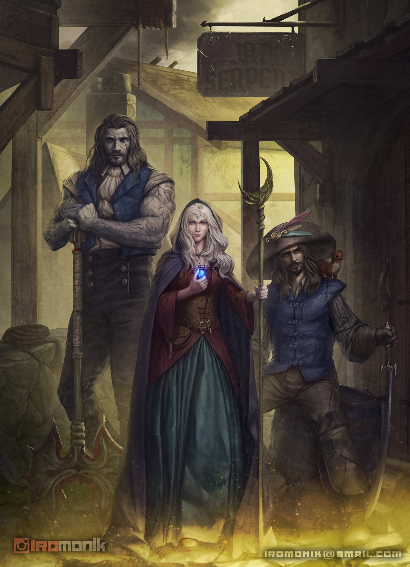 The adventure "Waterdeep: Dragon Heist" - Iromonik Art | Boosty