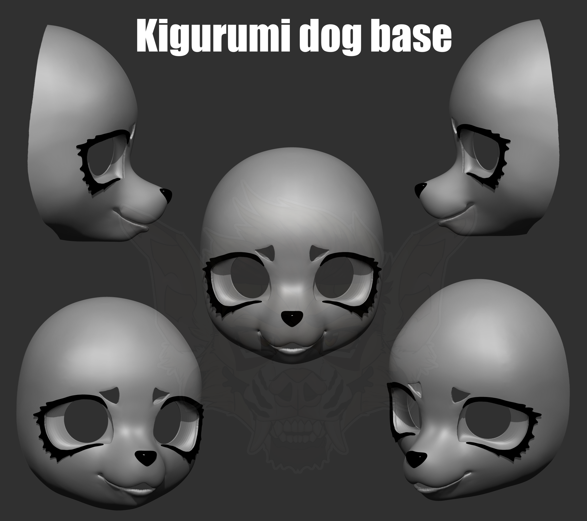 Kigurumi base Ver.5. STL files - Robert Noah Blake | Boosty
