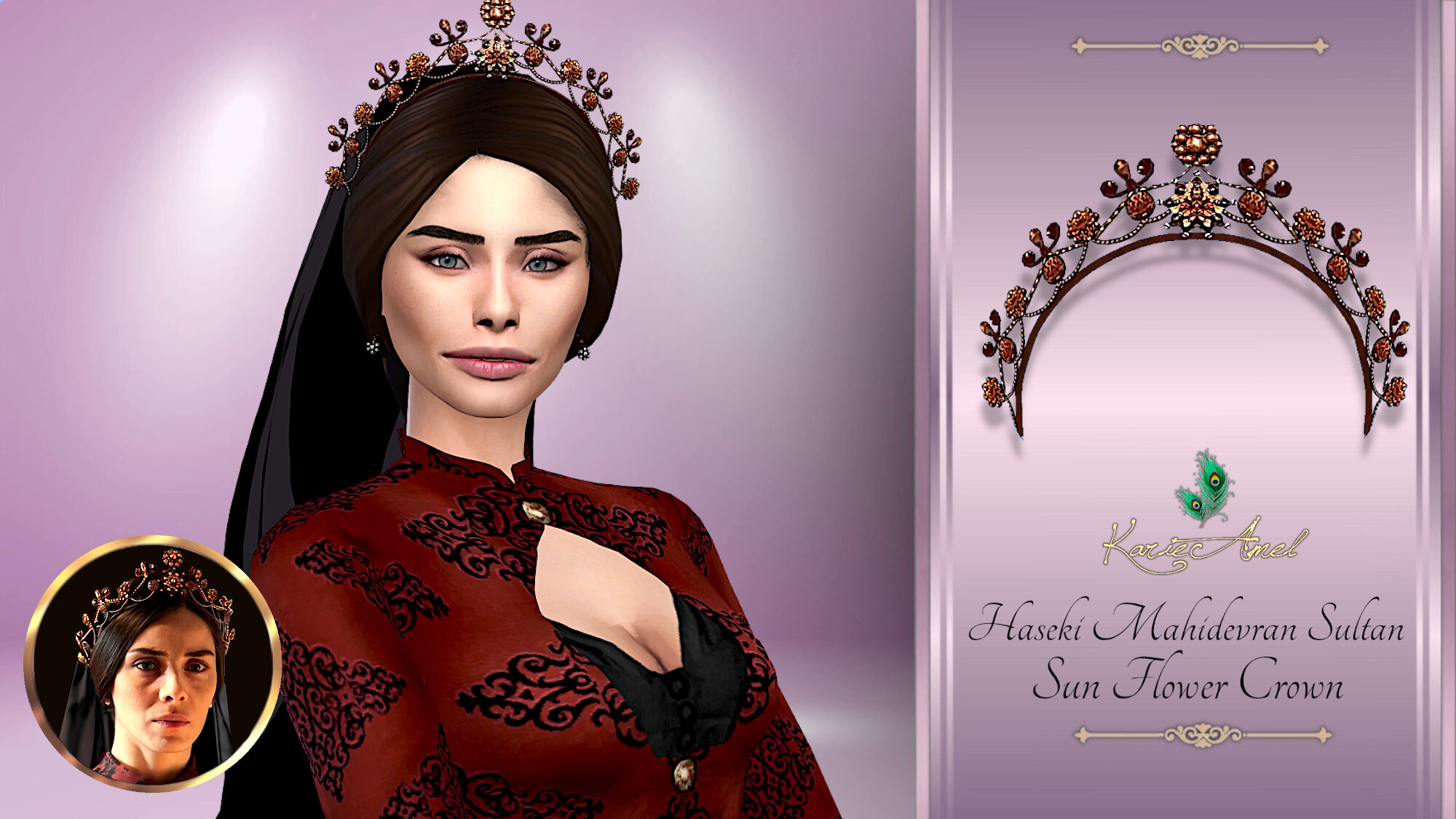 🌻 Haseki Mahidevran Sultan SunFlower Crown🌻 - Karie-Amel Sims | Boosty