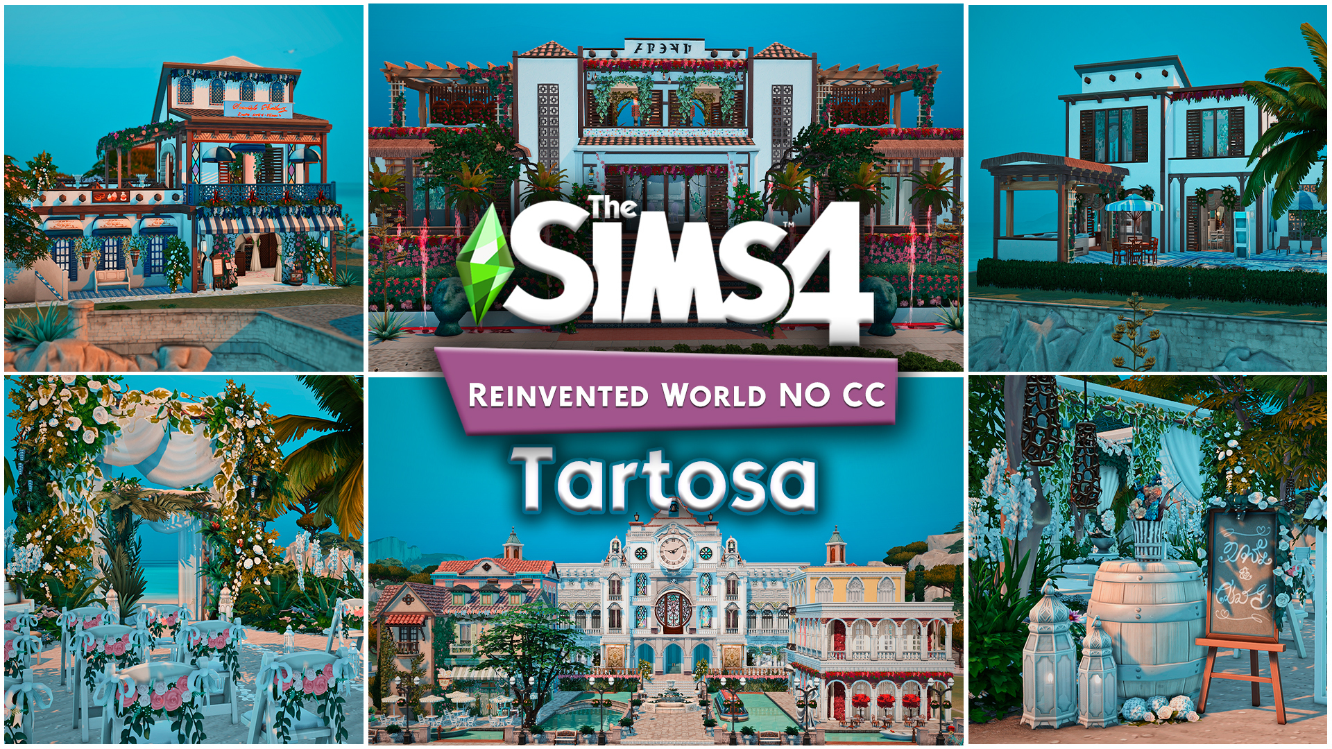 Porto Luminoso (Tartosa) | The Sims 4 Save File No CC | Порто-Люминосо ...