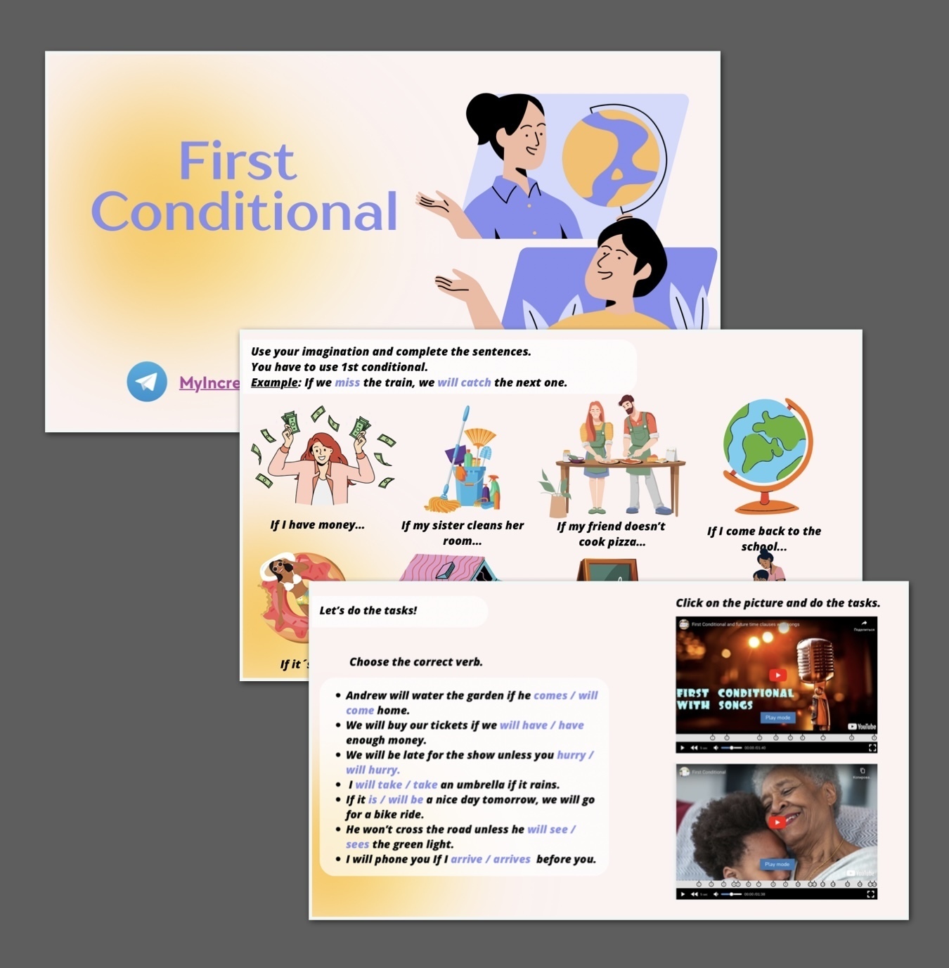 First Conditional. B1+ - My.Incredible.English | Boosty