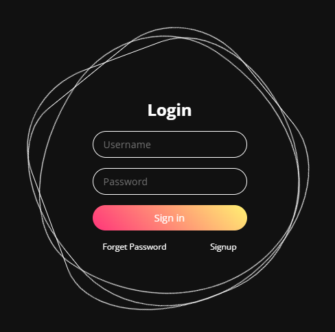 Animated Login Page - xDes CODE | Boosty