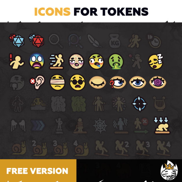 FREE: DnD Icons for tokens. - Aleksandr Filinkov | Boosty