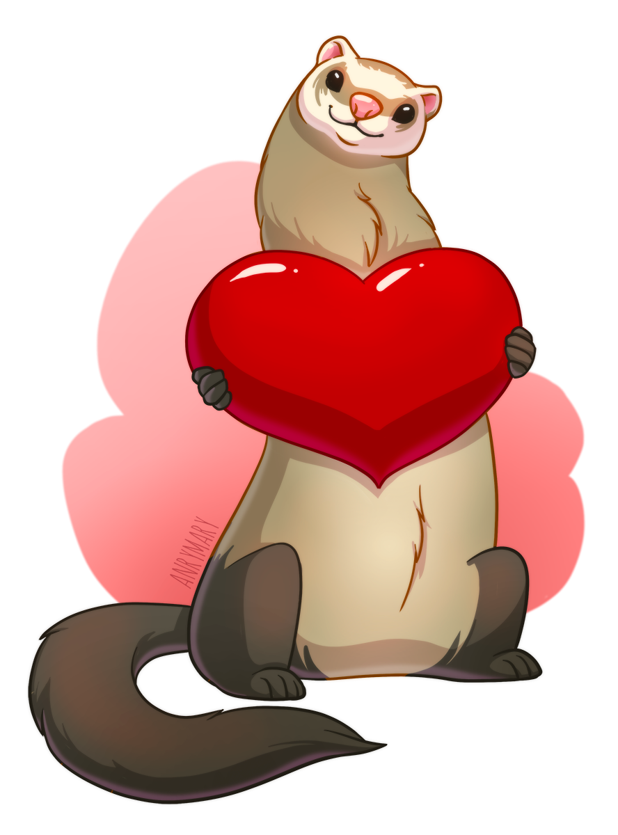 Валентиновы Хорьки / St. Valentine's Ferrets - AnryMary | Boosty
