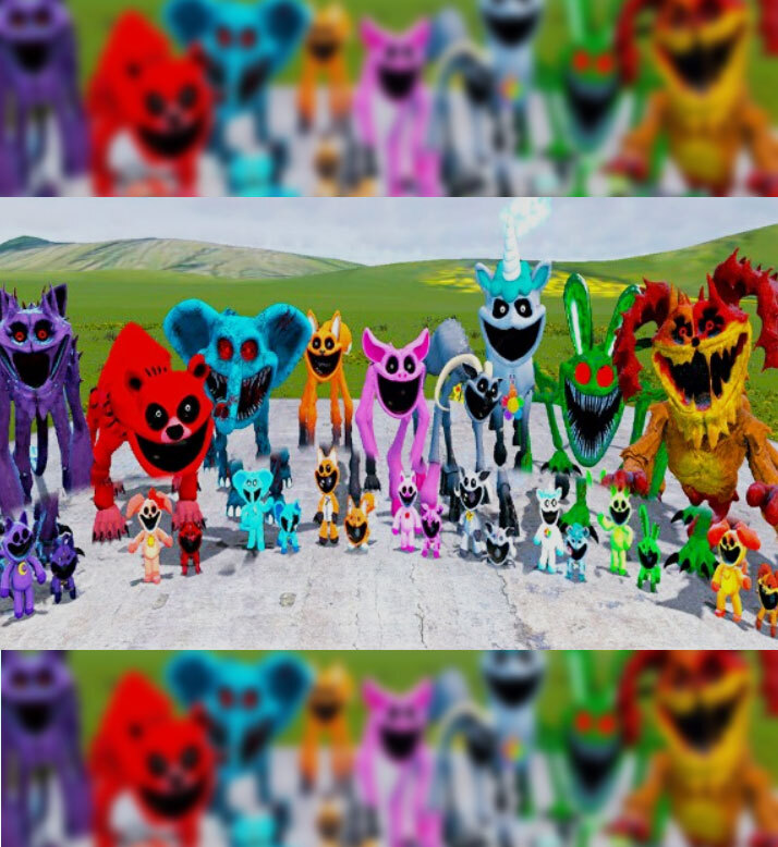 Evolved Smiling Critters PACK Poppy Playtime Chapter 3 Garry's Mod ADDONS - BeForSure | Boosty