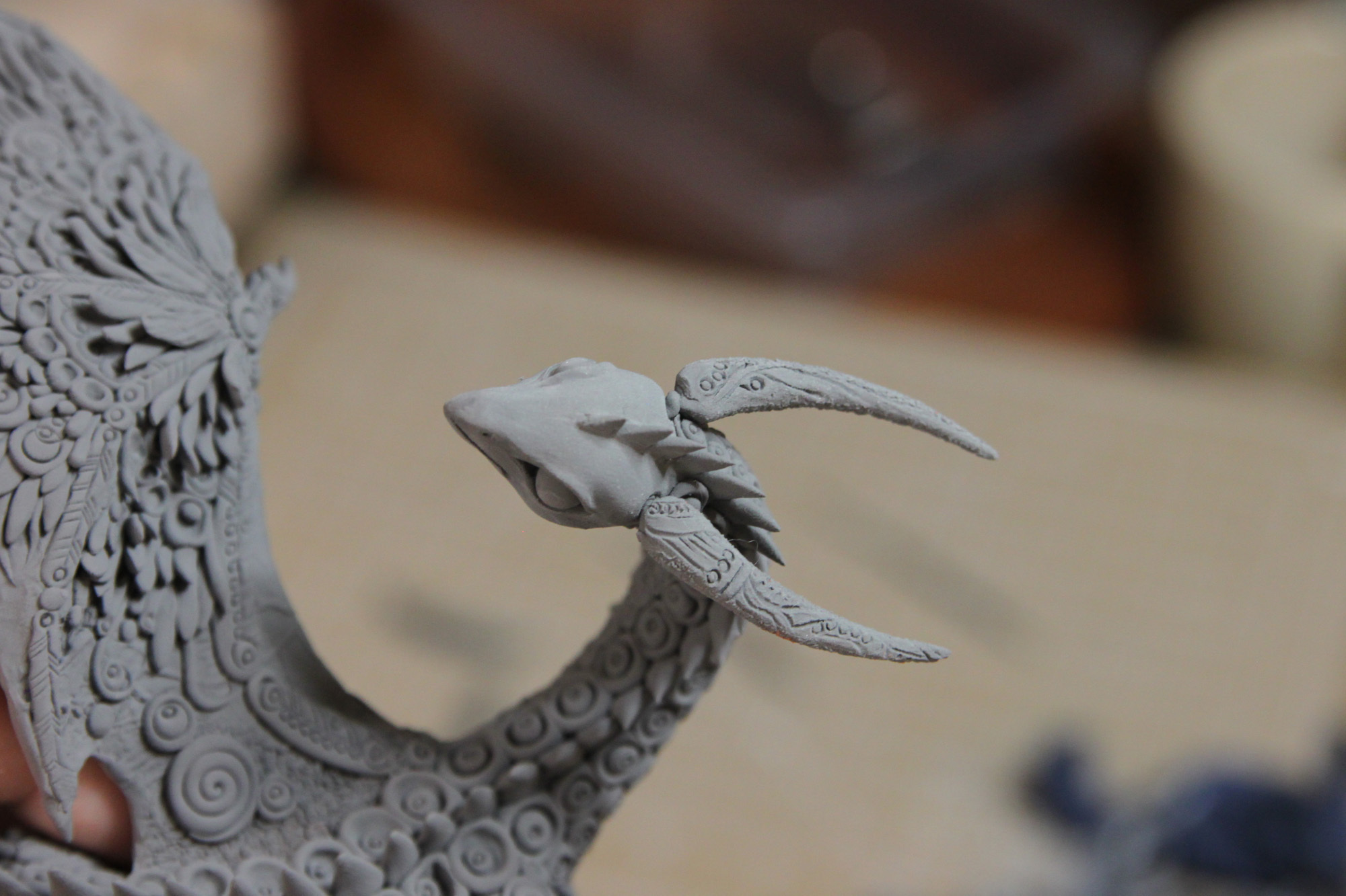 How I sculpted the dragon - Evgeny Hontor | Boosty