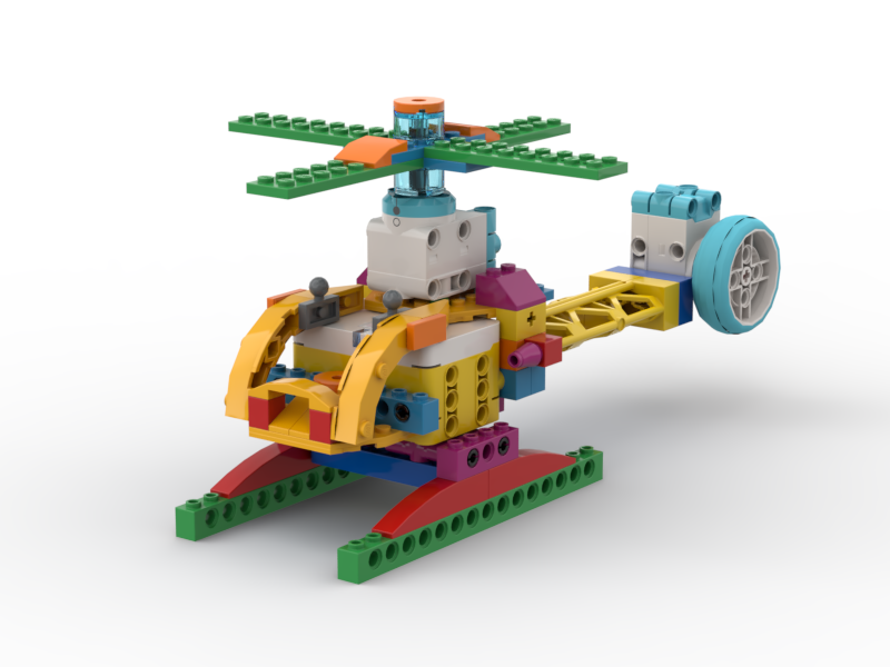 Helicopter Lego Spike Essential - RoboInstructor | Boosty