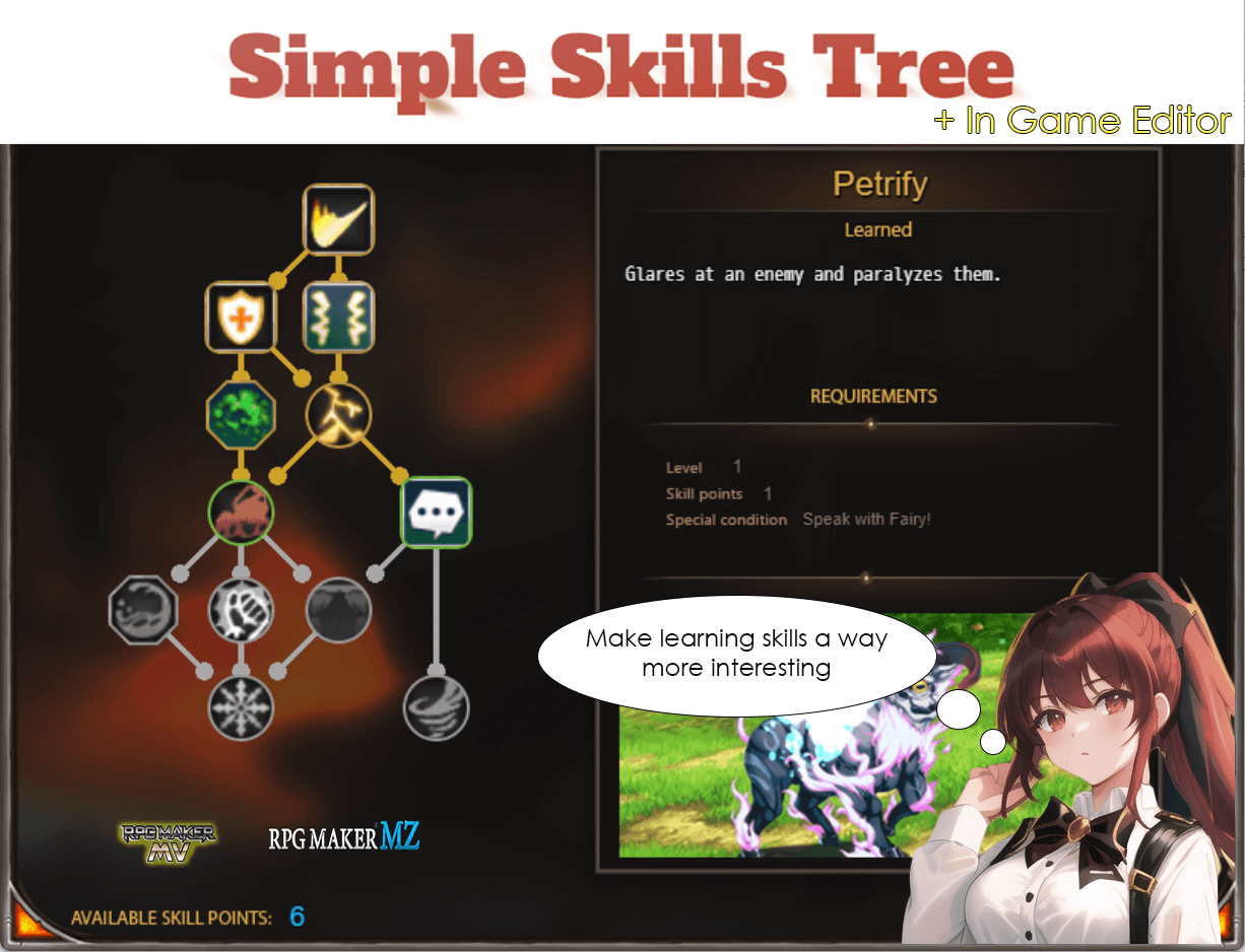 Simple Skills Tree (MZ + MV) [Full] (one-time payment) - Pheonix ...