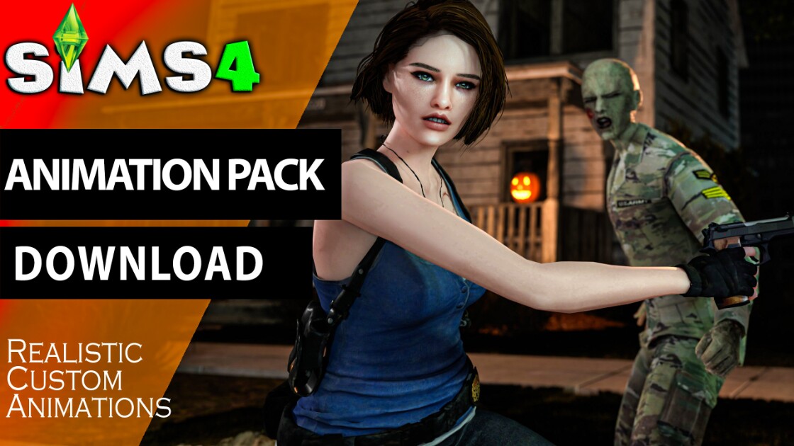 Sims 4 Animation pack Download | Zombie Apocalypse Part 2 | Realistic ...