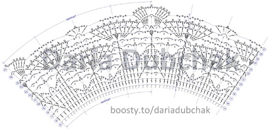 АРКТИКА салфетка крючком схема / ARCTIC DOILY free crochet pattern ...