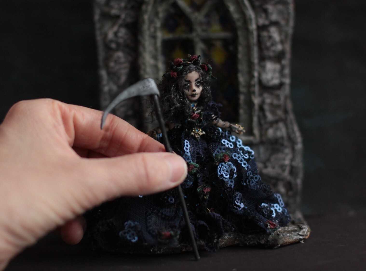 Handmade Grim Reaper doll - Pocketplots124 | Boosty
