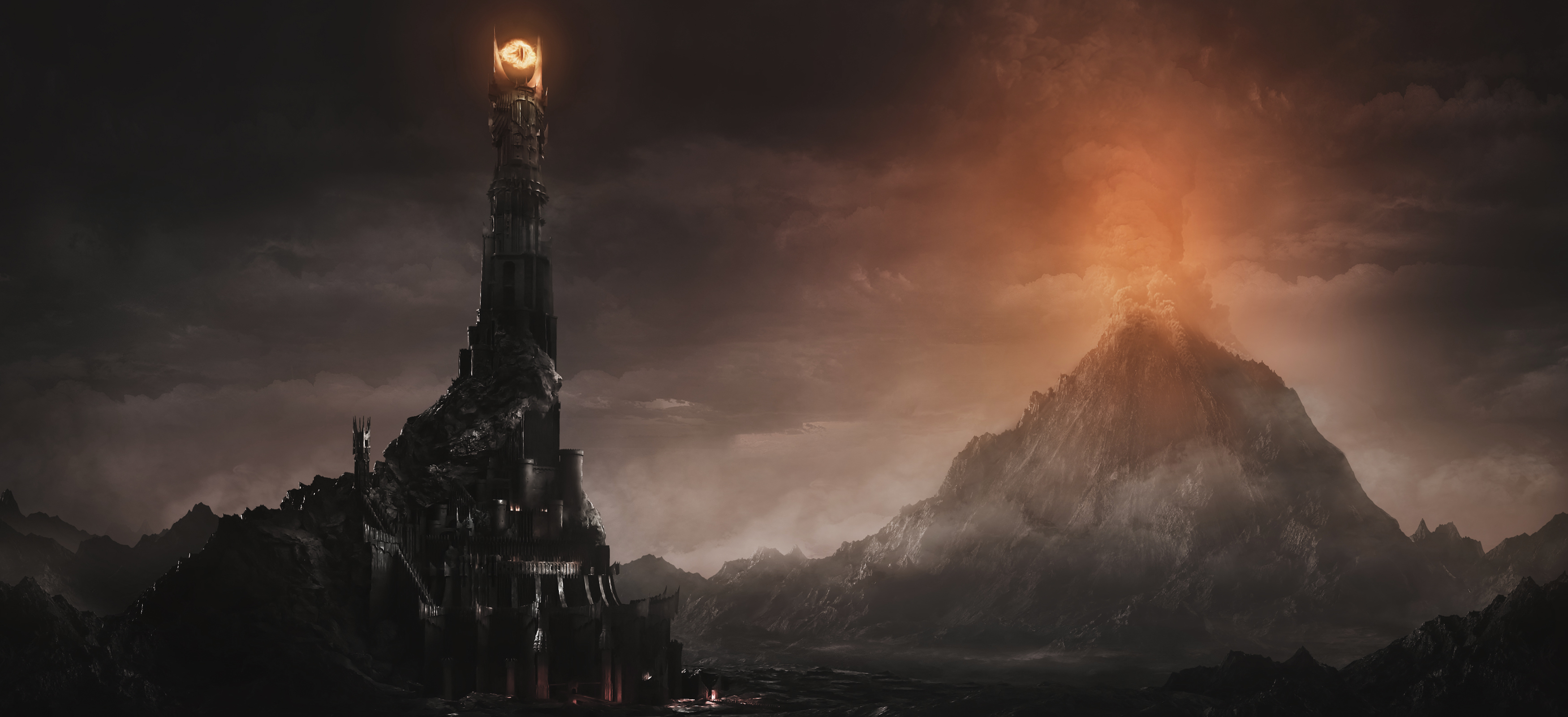 Recreating Mordor In Blender 3.1 - sketching in blender | Boosty