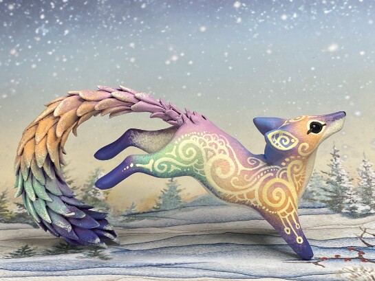 Rainbow Kitsune - SOLD - Evgeny Hontor | Boosty